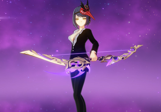 Kujou Sara Office Outfit Genshin Impact Mods