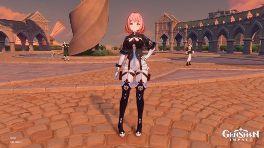 Raiden Timido cute costume Mod for Genshin Impact | GI Mods