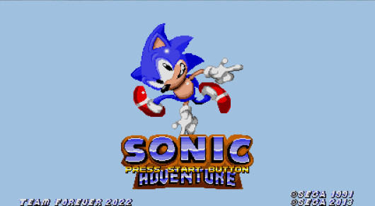 Sonic adventure style sonic! [Sonic the Hedgehog Forever] [Mods]