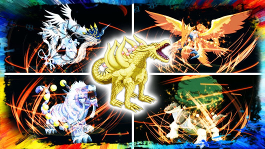 Four Sovereign digimon and Fanglongmon Mod for Digimon Story Cyber ...