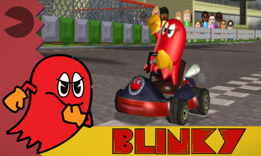 Blinky the ghost [Mario Kart Wii] [Mods]