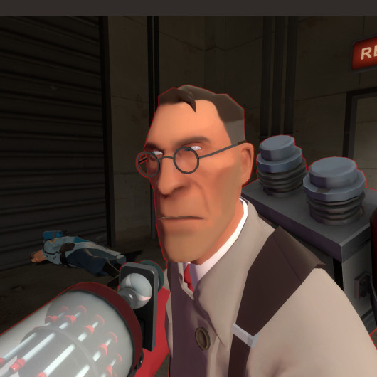 Gib medic head retexture. Mod for Team Fortress 2 | TF2 Mods