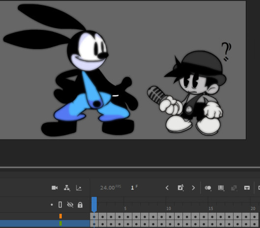 FNF but normal oswald Mod for Friday Night Funkin' | FNF Mods