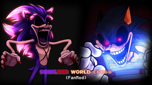Sonic.exe: World Cross Mod for Friday Night Funkin' | FNF Mods