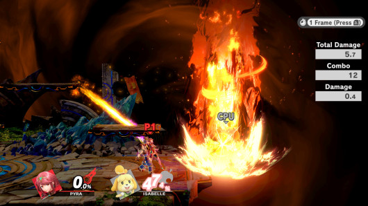 Purple Pyra Effect (Over green flame) [Super Smash Bros. Ultimate] [Mods]