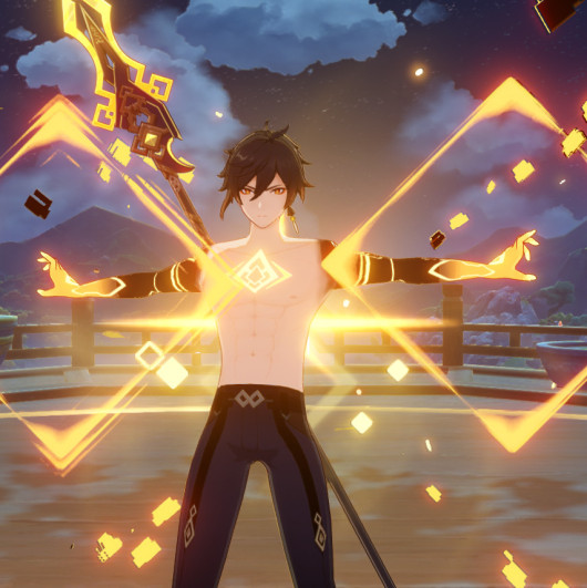 Zhongli Shirtless Toggle Mod for Genshin Impact | GI Mods