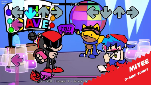 FNF: UN-DSIDES mitee's jelly party! V2 [Friday Night Funkin'] [Mods]