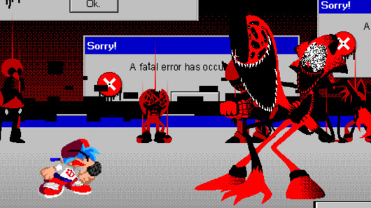 Fatality but fatal error playable! Mod for Friday Night Funkin' | FNF Mods