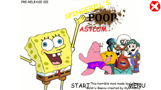 SpingeBill's Poop Asylum (Pre-Release 1) Mod for Baldi's Basics | Baldi ...