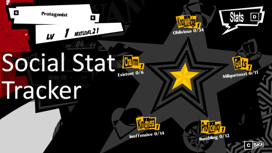 Social Stat Tracker Mod for Persona 5 Royal (PC) | P5R (PC) Mods