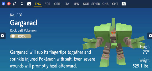 Grass Block Garganacl [Pokemon Scarlet & Violet] [Mods]