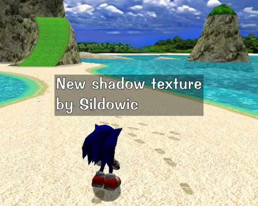 New static shadow texture [Sonic Adventure DX] [Mods]