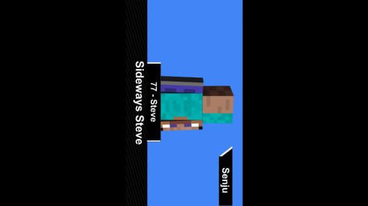 Sideways Steve [Super Smash Bros. Ultimate] [Mods]