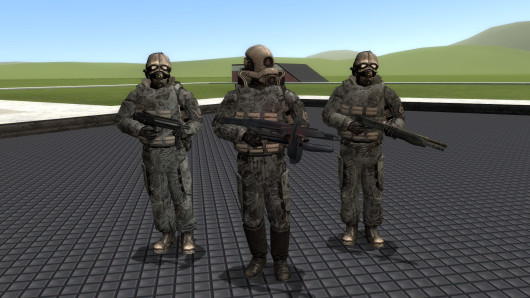 Combine & PM [RESKIN] Mod for Garry's Mod | GMod Mods