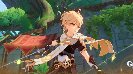 Aether Short Hair + No Midriff Mod for Genshin Impact | GI Mods