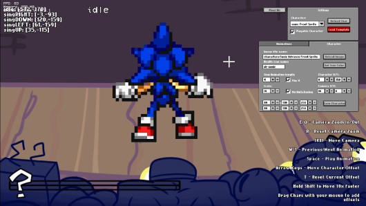 Sonic advance Front Sprites Mod for Friday Night Funkin' | FNF Mods