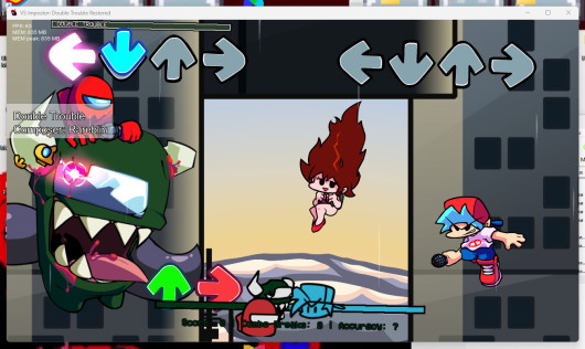 vs imposter v4 restored double trouble Mod for Friday Night Funkin' | FNF Mods