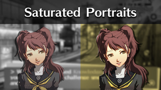 Saturated Portraits Mod for Persona 4 (PS2) | P4 (PS2) Mods