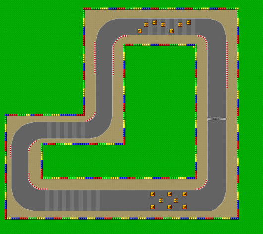Super Mario Kart Basic Custom Track (By T.A.D) ) [Super Mario Kart] [Mods]