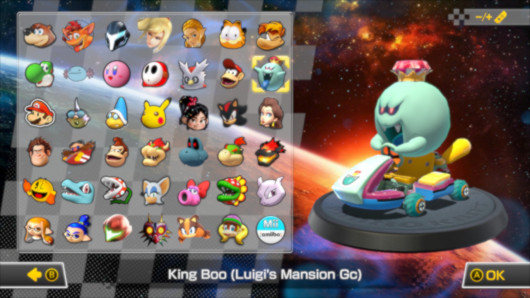 King Boo Luigi's Mansion GC v2 Mod for Mario Kart 8 Deluxe | MK8D Mods