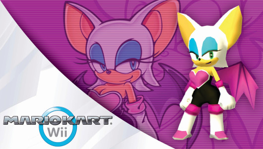 Rouge the Bat (Medium Weight) Mod for Mario Kart Wii | MKWii Mods