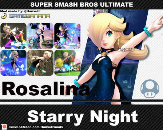 Rosalina (Starry Night) Mod for Super Smash Bros. Ultimate | SSBU Mods