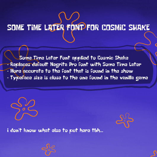 F.U.N. with Fonts ~ Some Time Later Font Mod for SpongeBob SquarePants ...