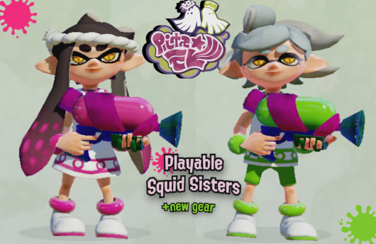 Playable Squid Sisters Mod for Splatoon | Splatoon Mods