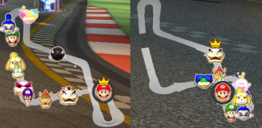 1st Place Crown on Minimap Mod for Mario Kart 8 Deluxe | MK8D Mods