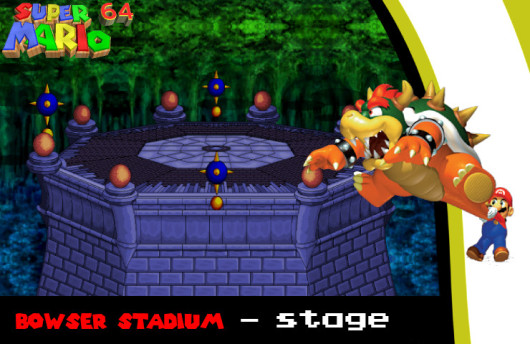 Super Mario 64 - Bowser's Stadium (9.4/CMC+) Mod for Super Smash Bros ...