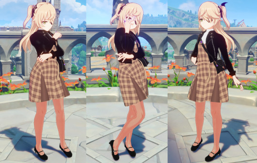 Date casual Fischl Mod for Genshin Impact | GI Mods