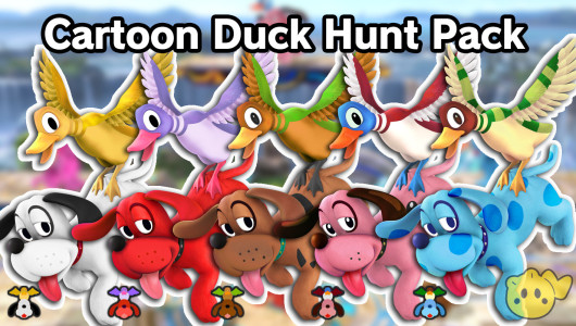 Cartoon Duck Hunt Pack Mod for Super Smash Bros. Ultimate | SSBU Mods