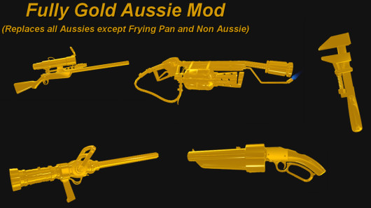 Fully Golden Aussie Mod [Team Fortress 2] [Mods]