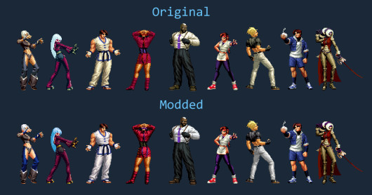 Brighter Colors Mod for The King of Fighters: 2002 Unlimited Match ...