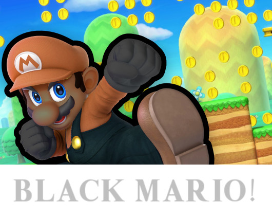 Black Mario! [Super Smash Bros. Ultimate] [Mods]