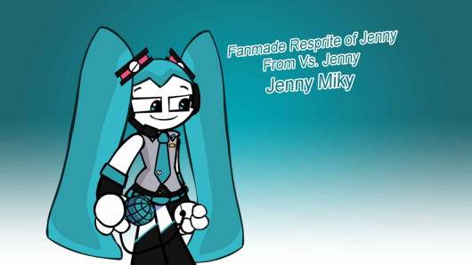 Jenny Miku | Fanmade Jenny Resprite Mod for Friday Night Funkin' | FNF Mods