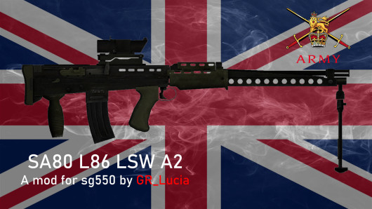 SA80 L86A2 Light Support Weapon Mod for Counter-Strike 1.6 | CS1.6 Mods