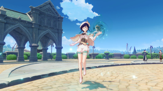 Venti in white/archon form color scheme Mod for Genshin Impact | GI Mods