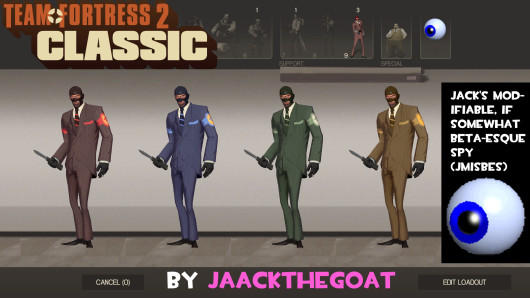 Jack's Custom Spy Mod for Team Fortress 2 Classic | TF2Classic Mods