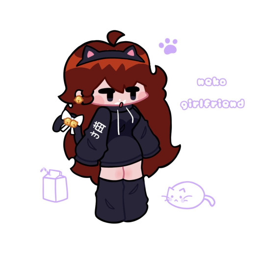 neko gf + fla [Friday Night Funkin'] [Mods]