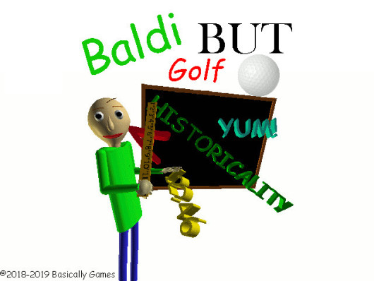 Baldi but Golf Mod for Baldi's Basics | Baldi Mods