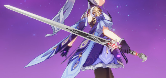 Black/Red|Guardless Favonius Sword Mod for Genshin Impact | GI Mods