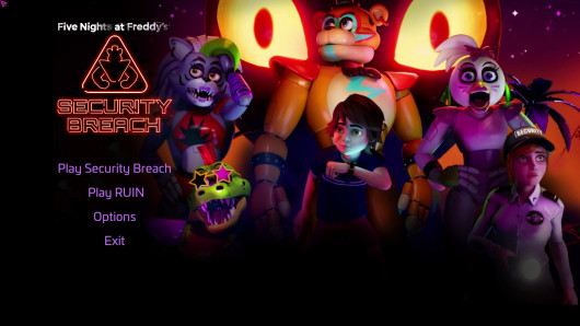 New Main Menu + RUIN Menu Mod for Five Nights at Freddy's: Security ...