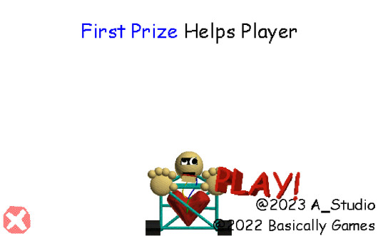 First Prize Helps Player Mod for Baldi's Basics | Baldi Mods