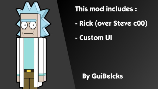 Rick over Steve Mod for Super Smash Bros. Ultimate | SSBU Mods