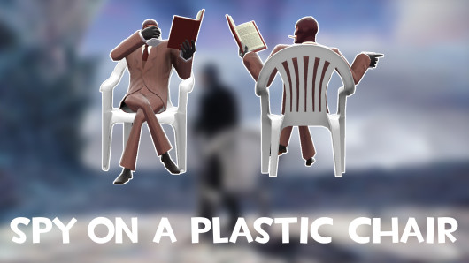 Spy on a plastic chair Mod for Team Fortress 2 | TF2 Mods