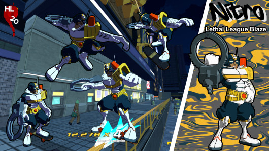 Nitro (Lethal League Blaze) Mod for Bomb Rush Cyberfunk | BRC Mods
