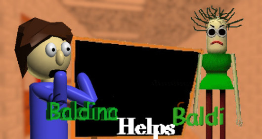 Baldina Helps Baldi ( FULL ) Mod for Baldi's Basics | Baldi Mods