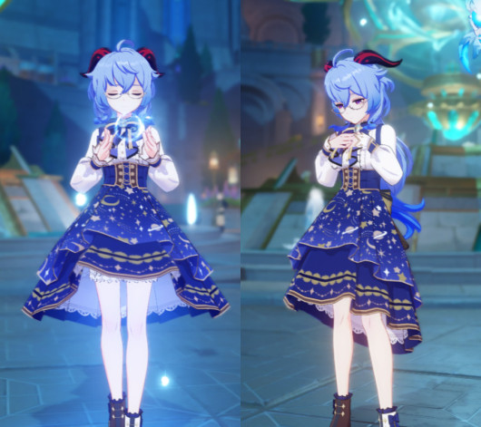 Ganyu Inlaid Stories outfit Mod for Genshin Impact | GI Mods