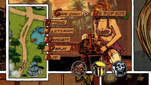Original Menu Image Mod for LOLLIPOP CHAINSAW RePOP | LCREPOP Mods